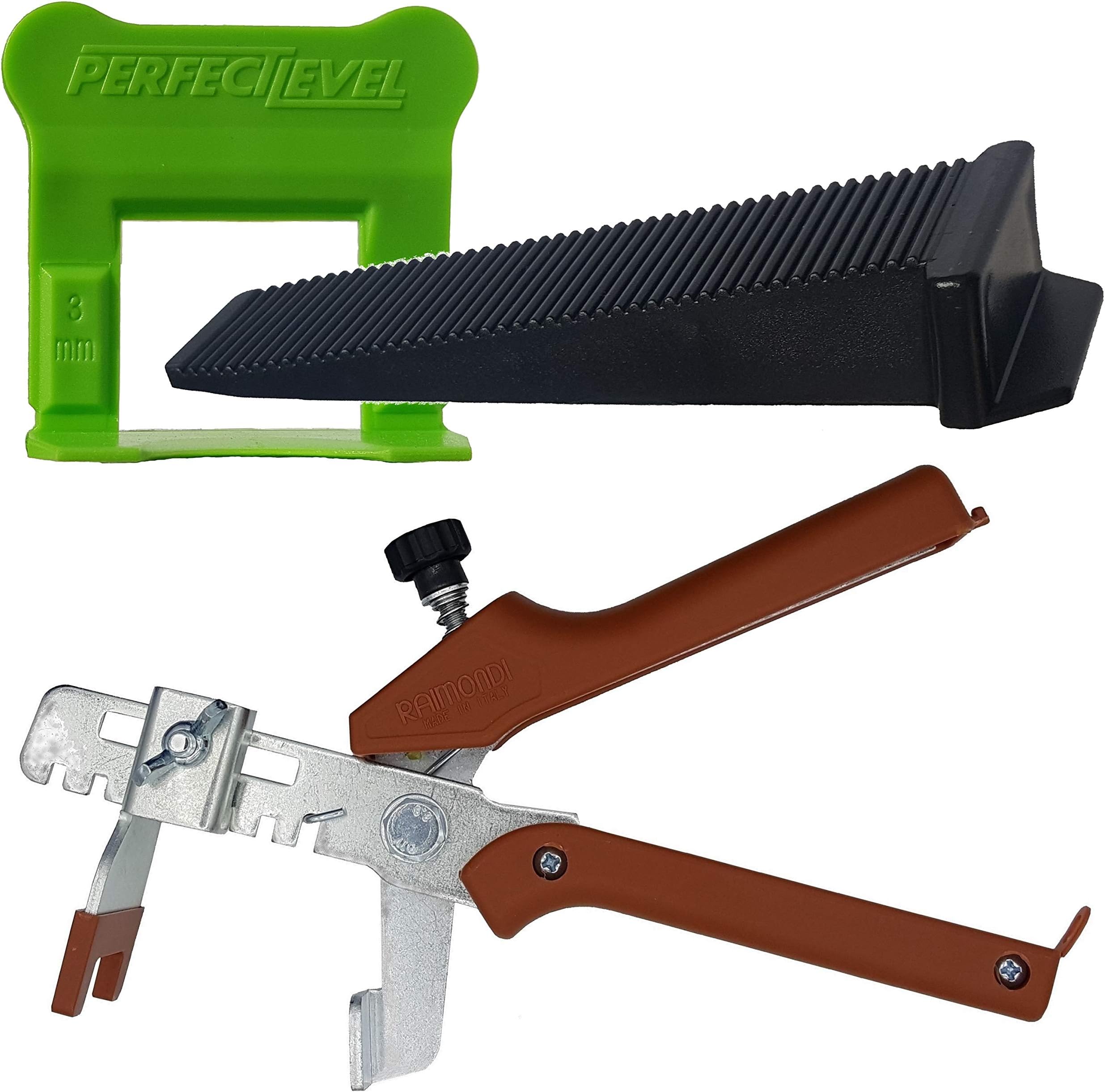 Kit nivellement carrelage 2mm 400 clips (bases) + 100 coins (cales) + 1 ...