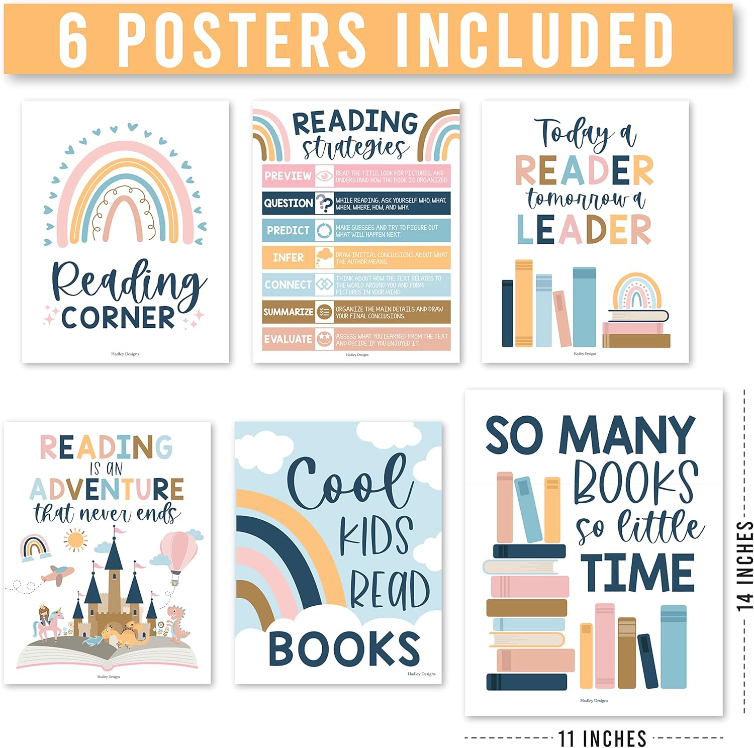 Hadley Designs Motivational Reading Posters For Philippines | Ubuy