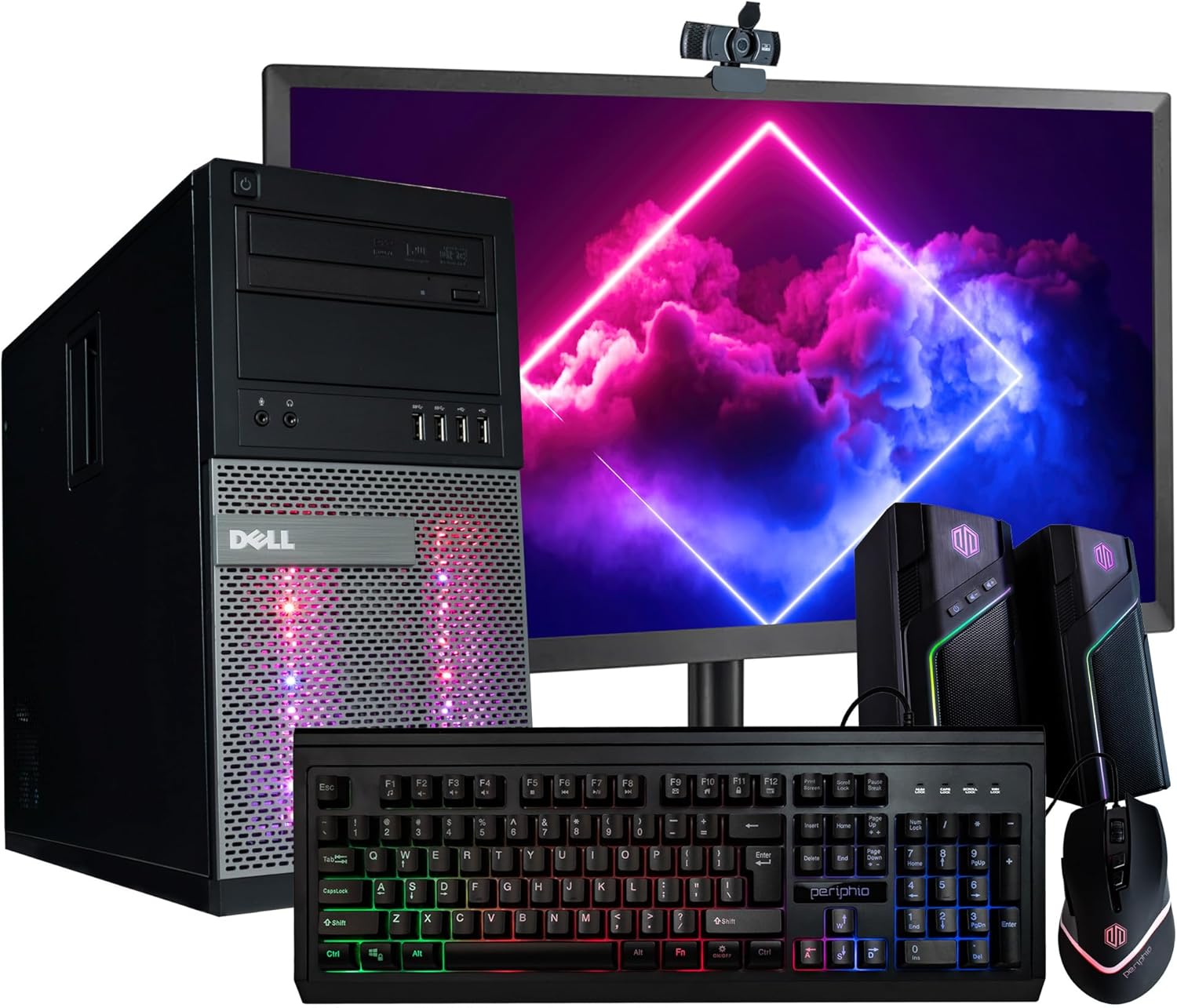 Amazon.com: Dell Optiplex (RGB) Tower Computer | Quad Core Intel i5 (3. ...