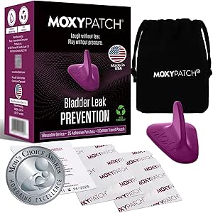 Amazon.com: MoxyPatch Bladder Leak Prevention Kit - Reuseable Bladder ...