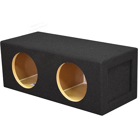 Amazon.com: 8" Dual Sealed Sub Box Subwoofer Enclosure Ground Shaker 8 ...