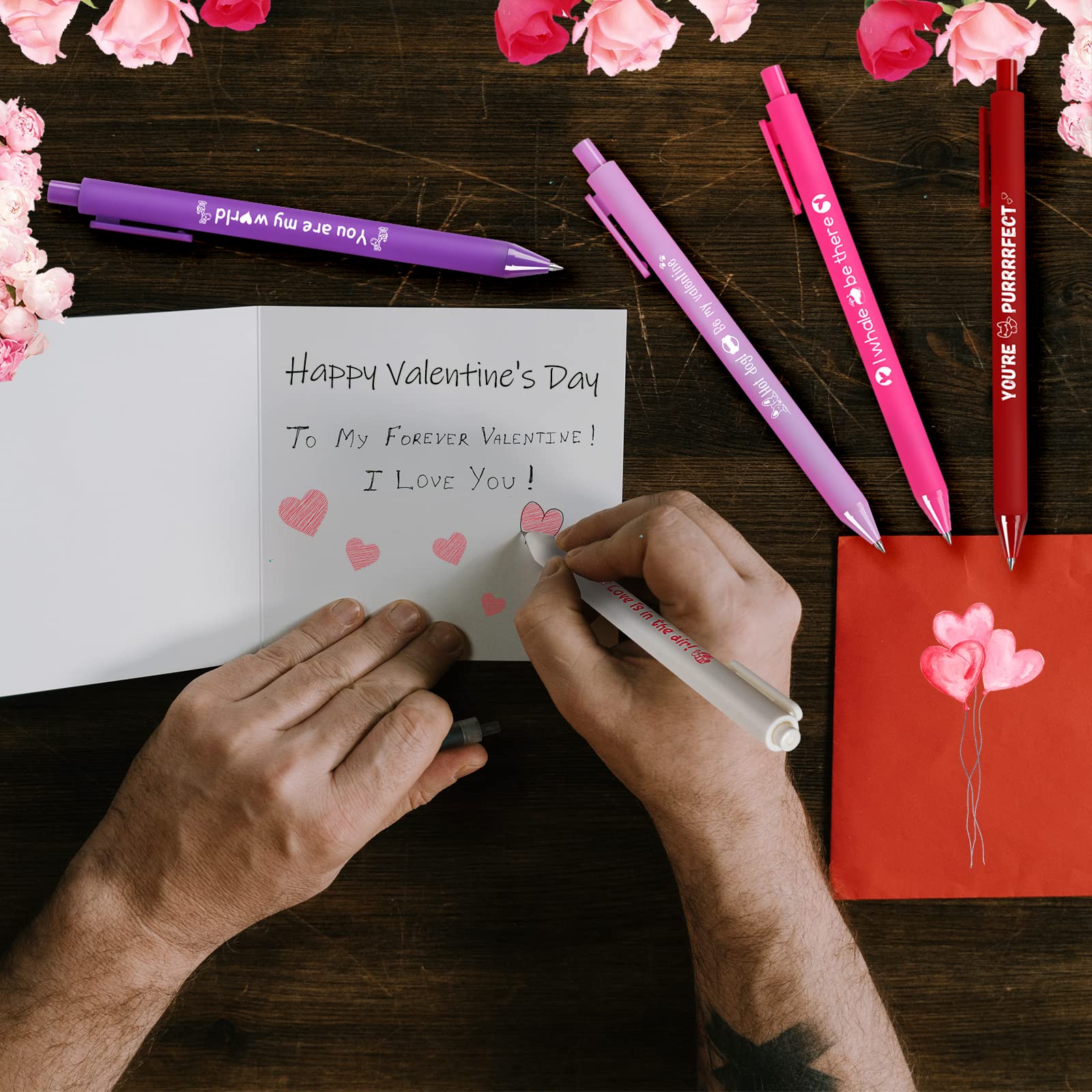 Valentine Pens Valentines Day Pen/Choco Sleeves – Creativenanay