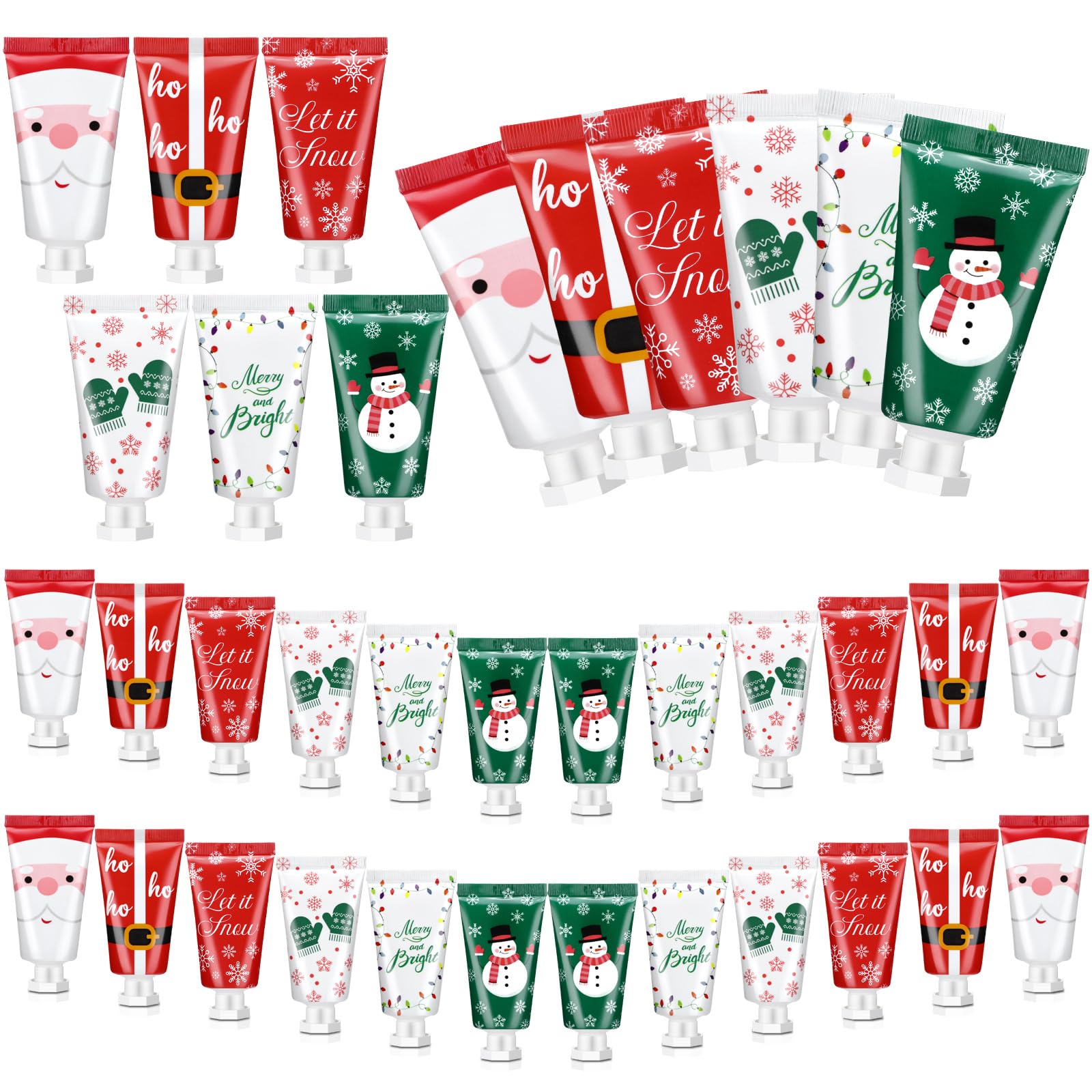 Amazon.com : 24 Pieces Christmas Hand Cream Gift Set Mini Travel Size ...