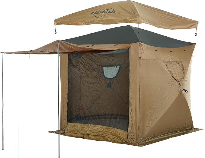 Amazon.com : Hike Crew 6.5’ x 6.5’ Enclosed Waterproof Pop-Up Gazebo ...
