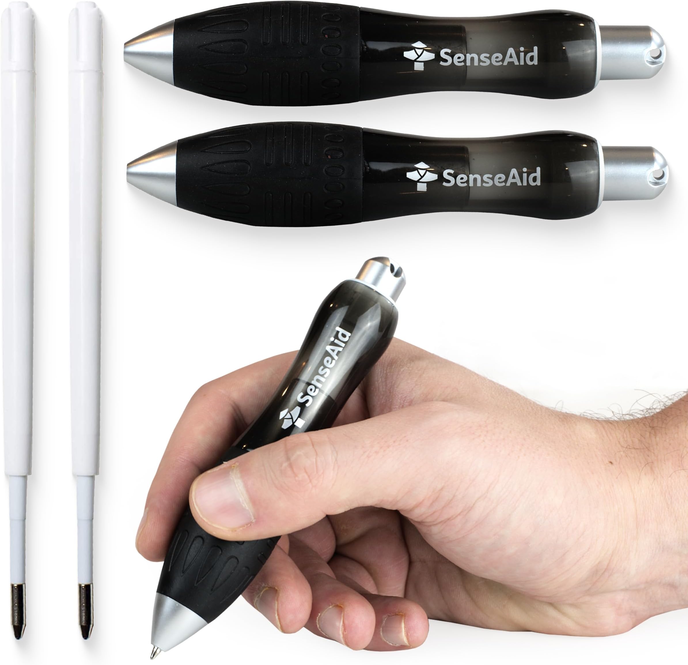 Fat Heavy Weighted Pens | Set of Two Super Big Pens Including TWO BONUS ...