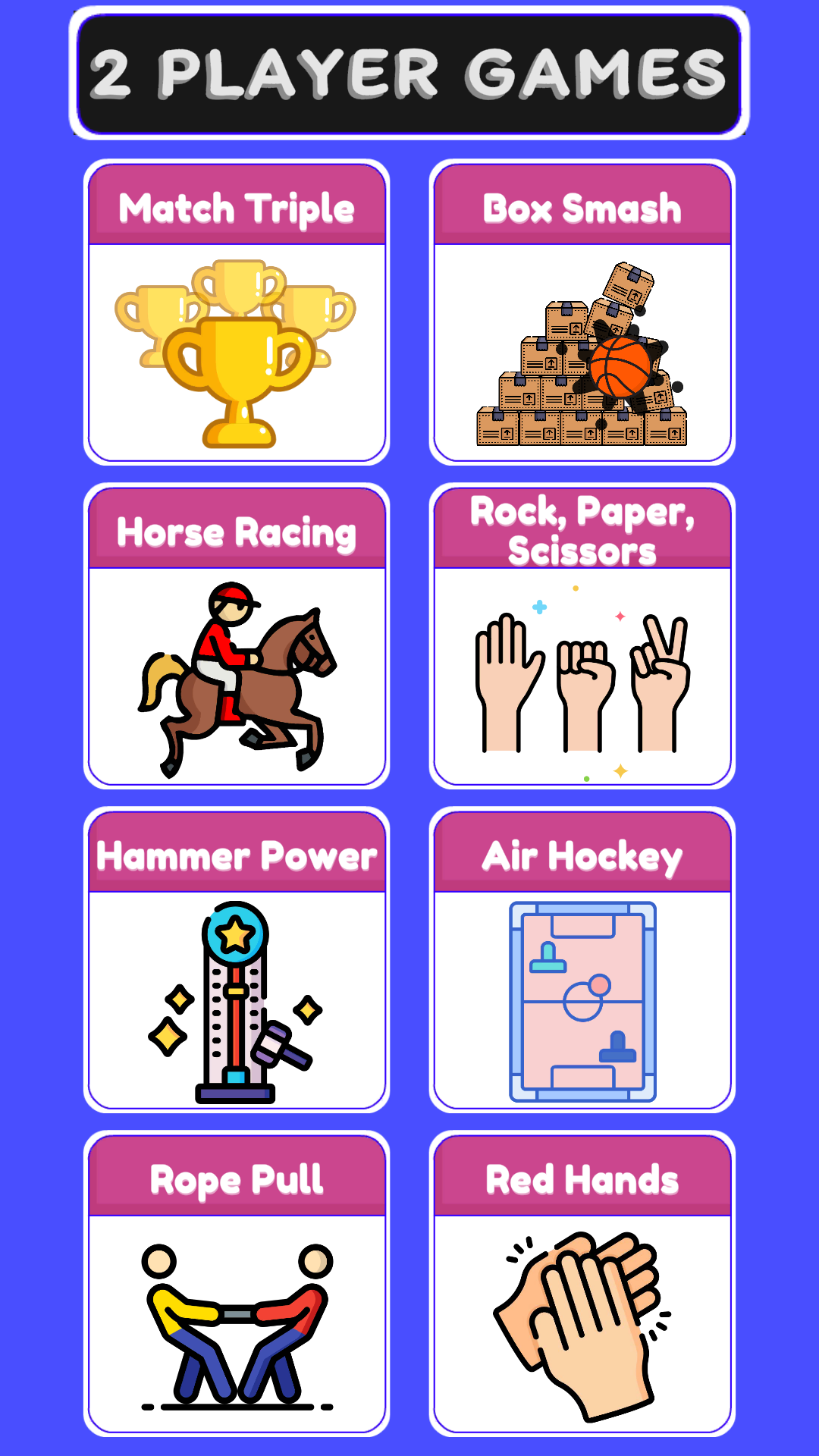 1 2 Player Games- Antistress Group, Stickman Party Multiplayer, Two ...