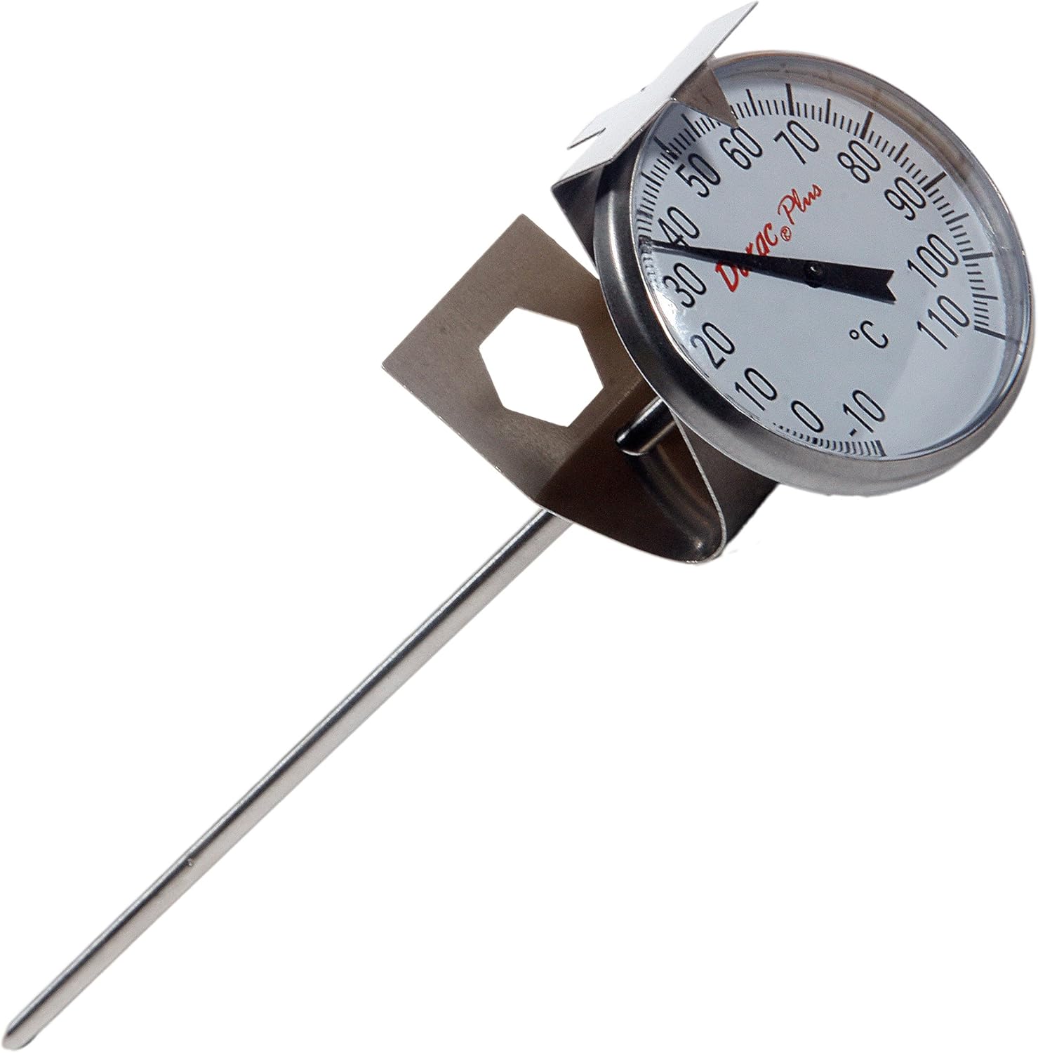 SP Bel-Art, H-B DURAC Bi-Metallic Thermometer; -10 to 110C, 44mm Dial ...