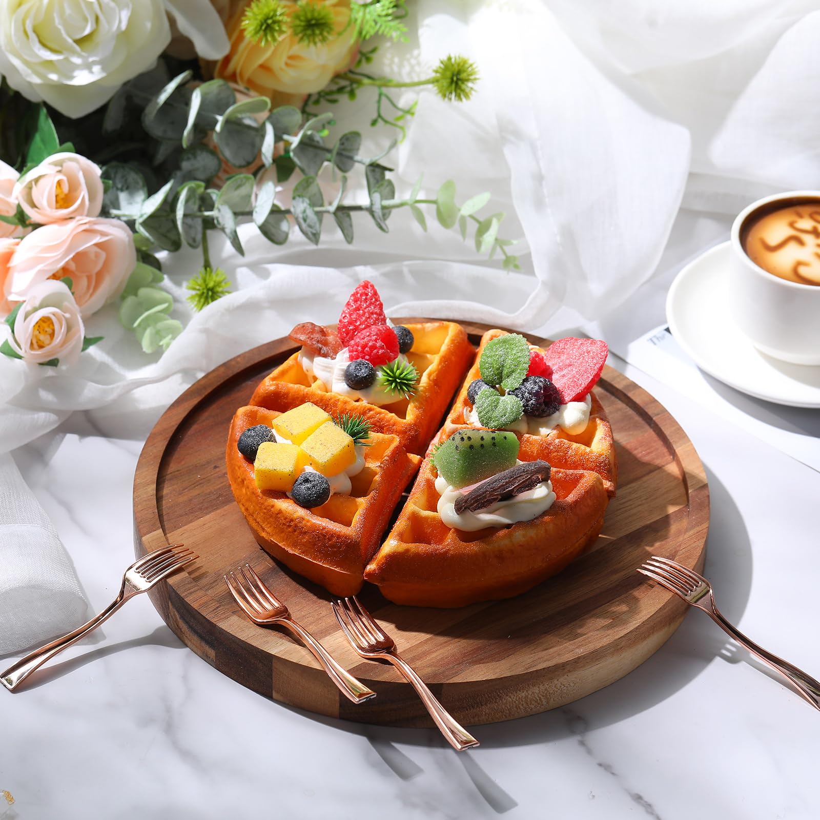 Snapklik.com : Hushee 300 Pcs Mini Plastic Forks Bulk 4 Inch Disposable ...