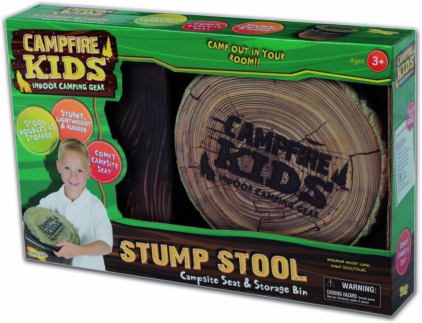 Camp Fire Kids Stump Stool Insect Lore : Amazon.co.uk: Home & Kitchen