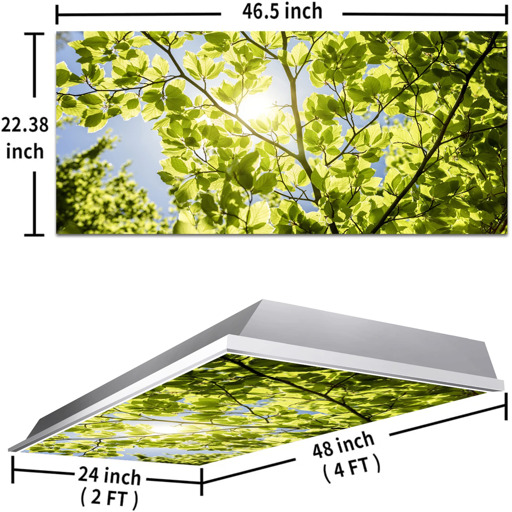48 Light Fixture Covers Classroom Light Covers Kittmip 6 Pcs