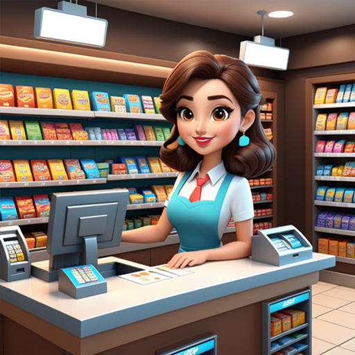 Super-Mart Cashier Games For Kids, Shopping Mall Cash Register Games ...