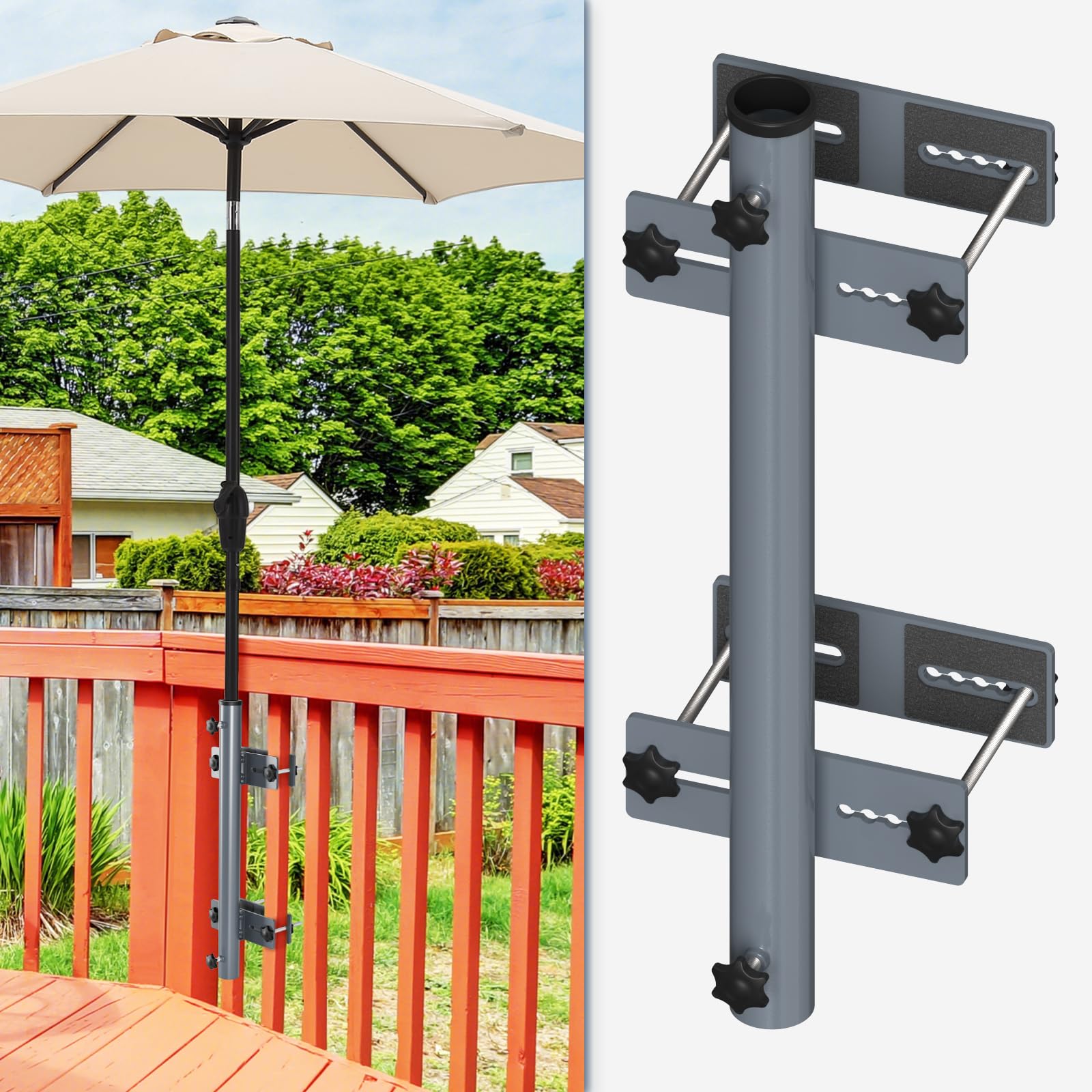 Patio Umbrella Deck Mounting Brackets 12 Smart Methods For Mounting