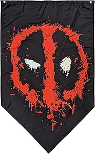Amazon.com: Deadpool Wall Banner - Painted Deadpool Icon - Large Size ...