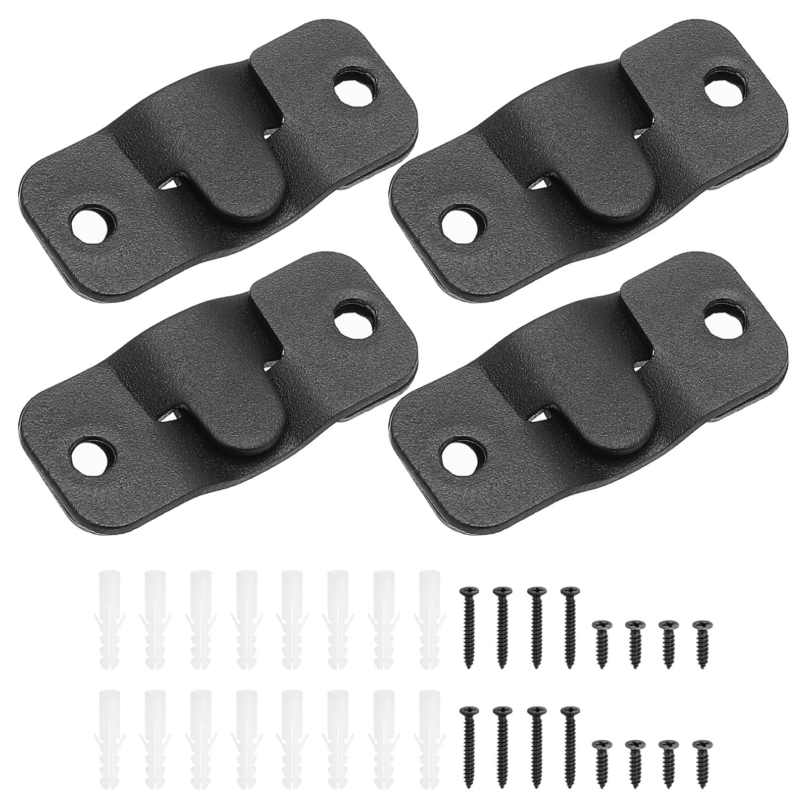 Small Hooks 16 Pcs Flush Concealed Mount Bracket, Heavy Duty ...
