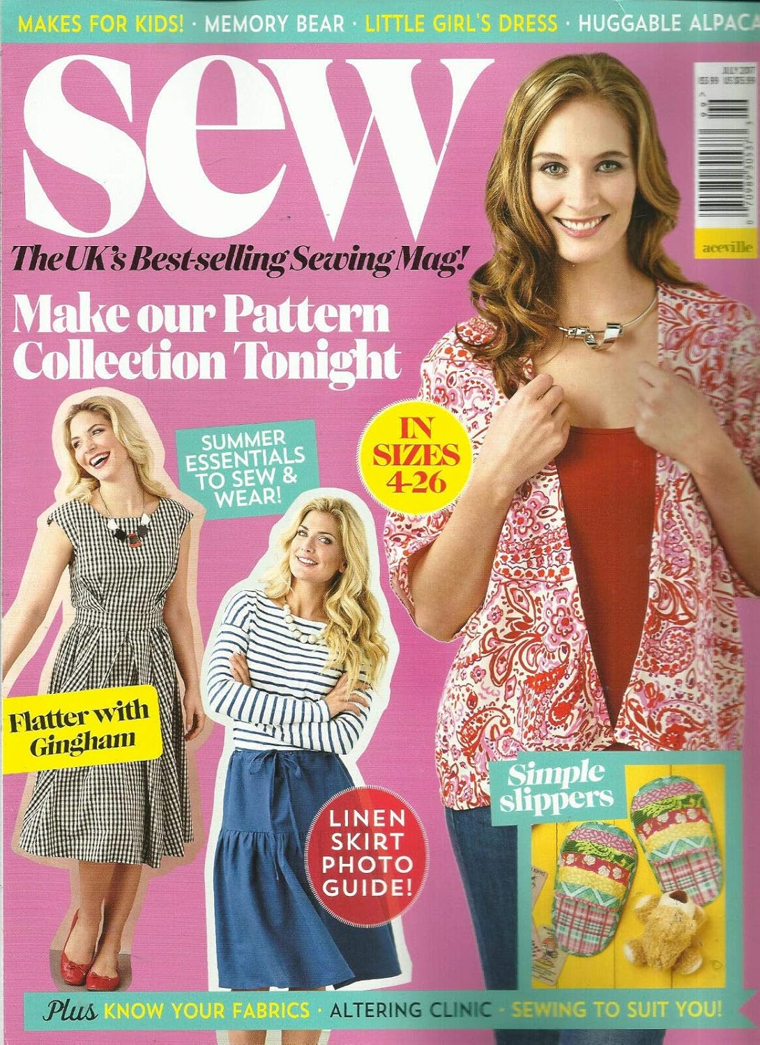 Amazon.com: SEW MAGAZINE, JULY, 2017 ISSUE,99 (SORRY FREE GIFTS ARE ...