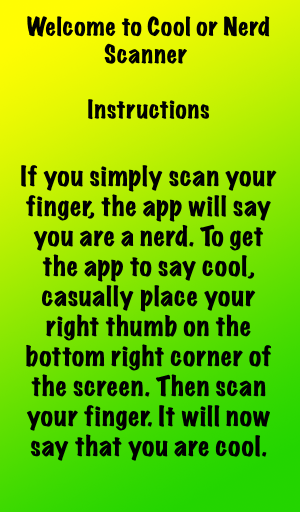Cool or Nerd Scanner - App on the Amazon Appstore