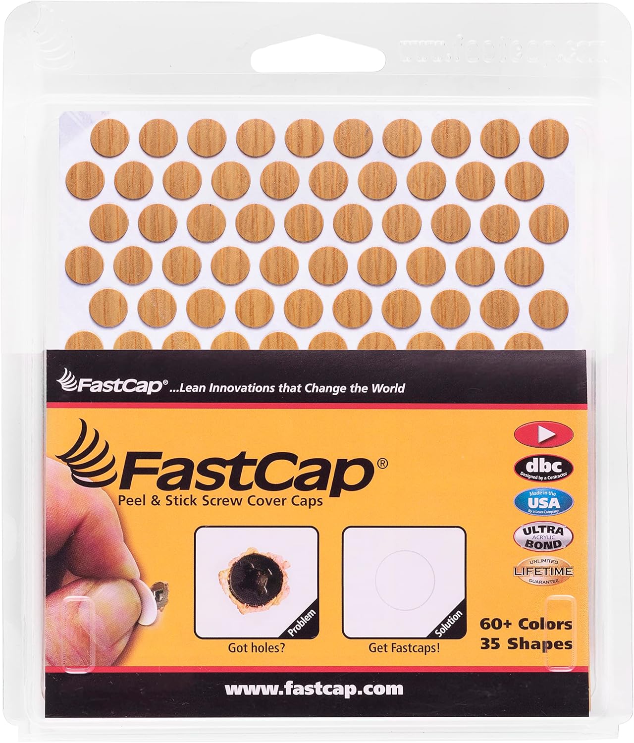 FastCap - Screw Hole Covers, 3/8" (9mm) Stickers - Professional ...