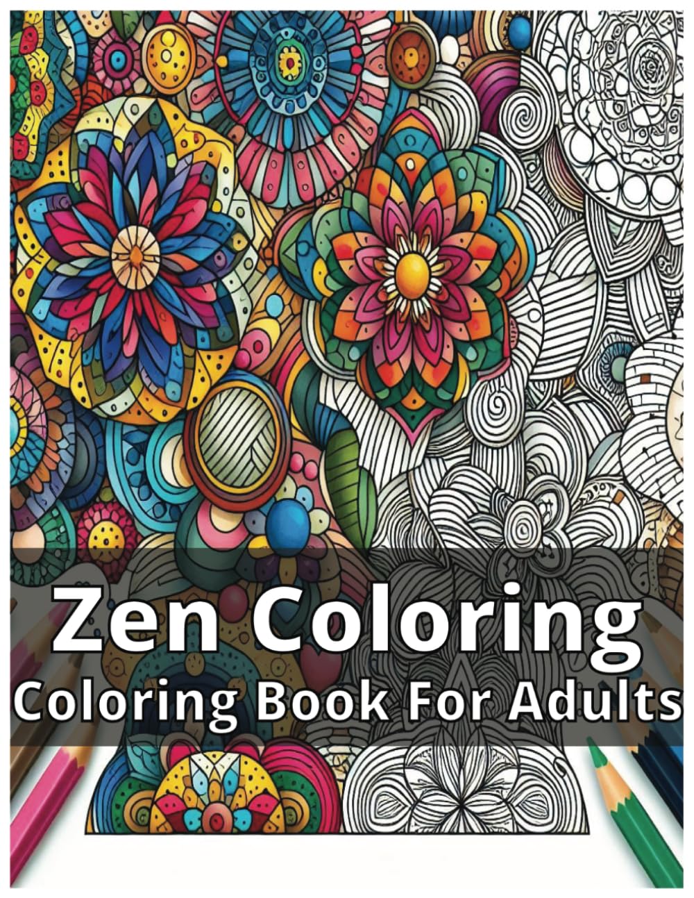 Amazon.com: Zen Coloring: Serene Coloring Book for Adults - A Tranquil ...