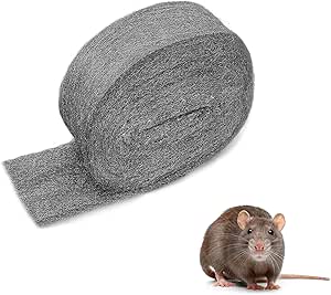 VIKSAUN Wire Wool Mice Steel Wool Rodent Control Fill Fabric Fine Wire ...