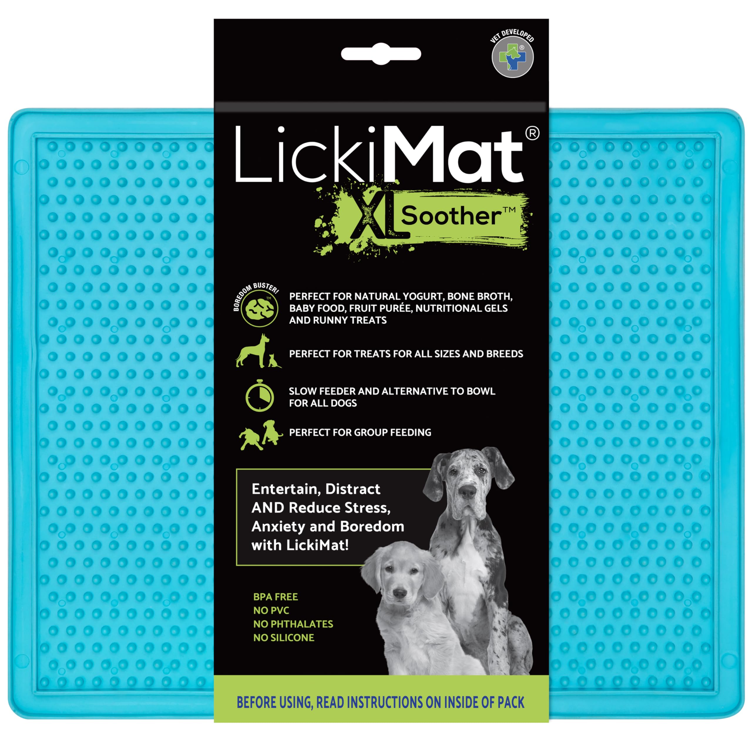 Amazon.com: LickiMat X Large Breed Soother Dog Lick Mat Dog Calmer Slow ...