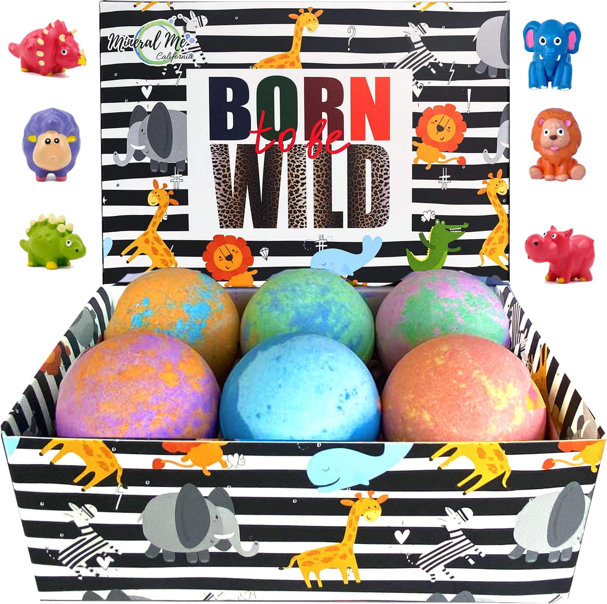 Amazon.com: Bath Bombs for Kids with Toys Inside - Organic Bath Fizzies ...