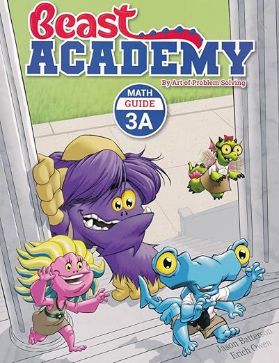 Art of Problem Solving Beast Academy 3A and 3B and 3C and 3D Guide and ...