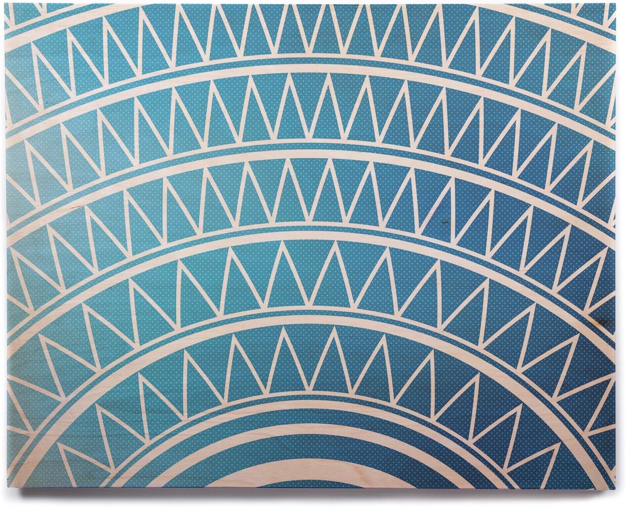 Amazon.com: KESS InHouse Matt Eklund Azure Portal Blue White Wall Art ...