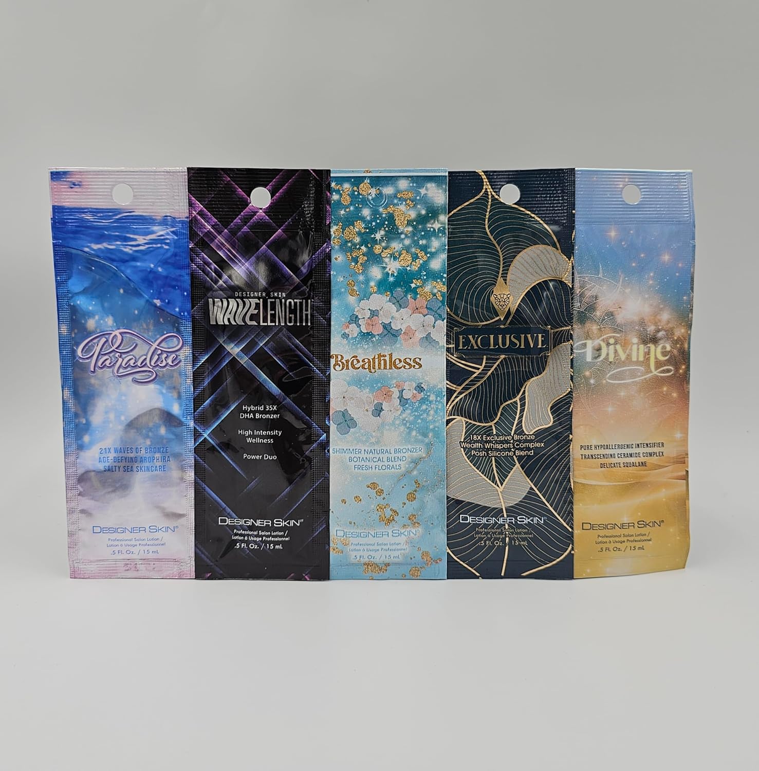 Amazon.com : Designer Skin Tanning Lotion Sample Packets, 5 Count, 2025 ...