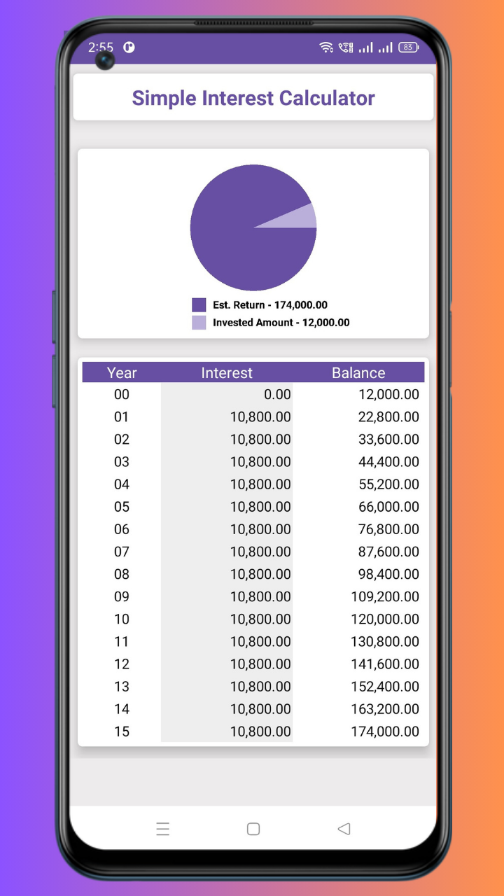 Simple Interest Calculator - App on Amazon Appstore