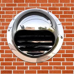 Amazon.co.jp: Round Vent Cover Wall Ventilation Cover Indoor ...