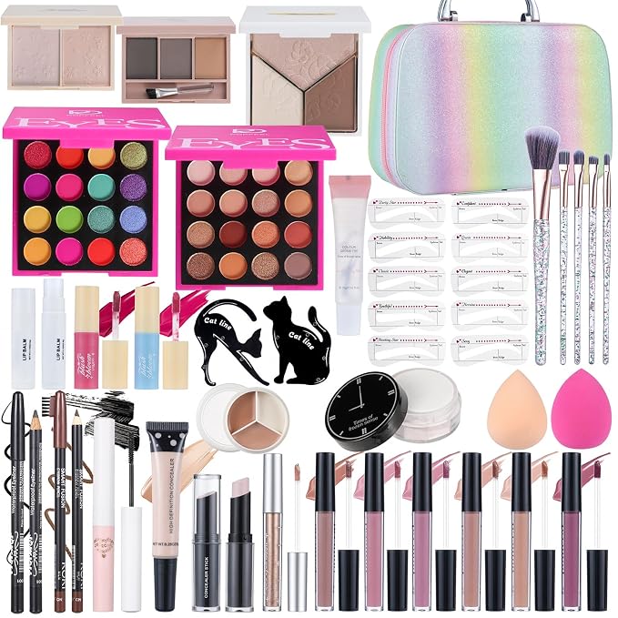 Amazon.com : Makeup Kits For Girls Teens, Makeup Gift Set For Women ...