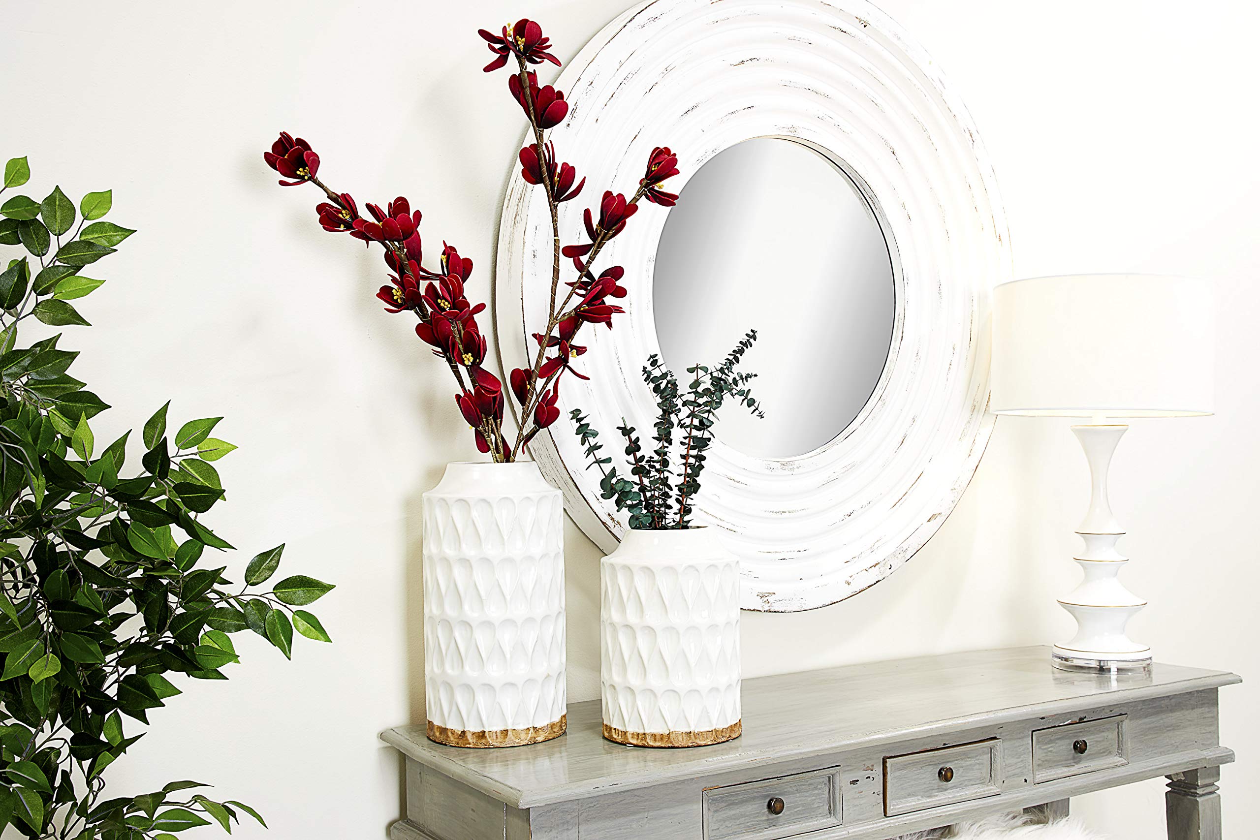 Amazon.com: Deco 79 Wall Round Mirror, 45" : Home & Kitchen