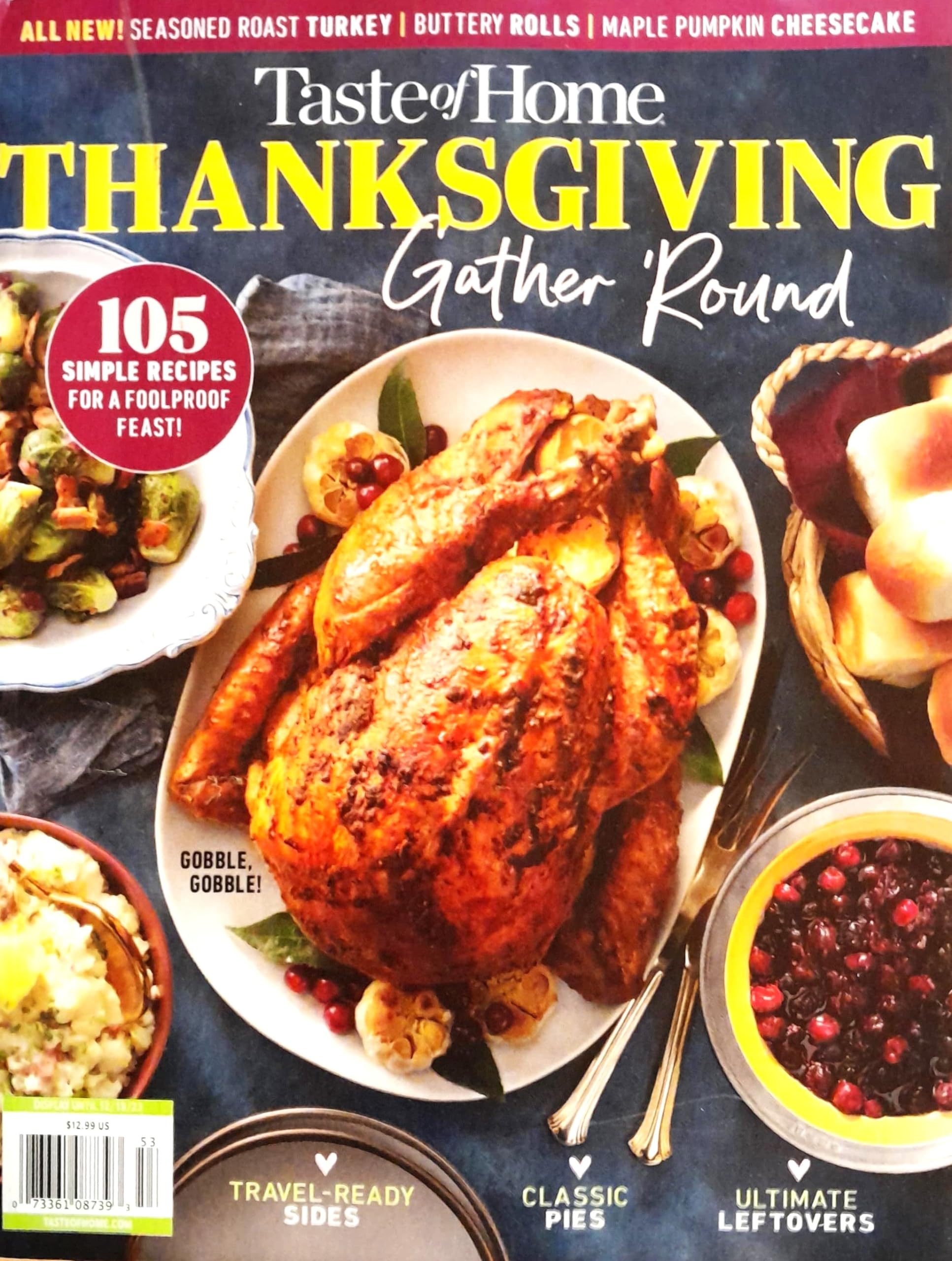 Taste Of Home Thanksgiving Gather Round Magazine Issue 53 105 Simple ...
