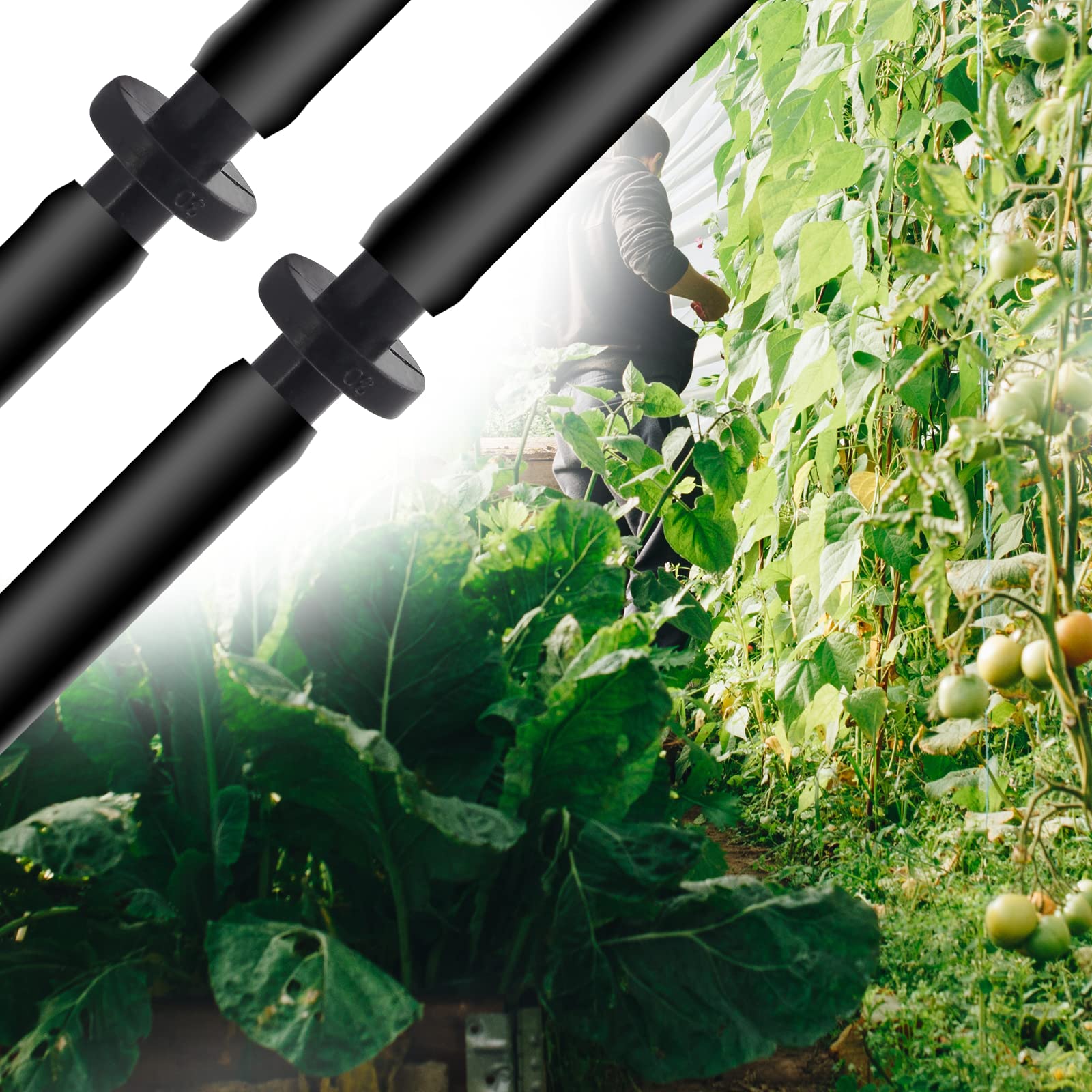 Snapklik.com : 150Pcs 1/4 Inch Drip Irrigation Coupling Fittings ...