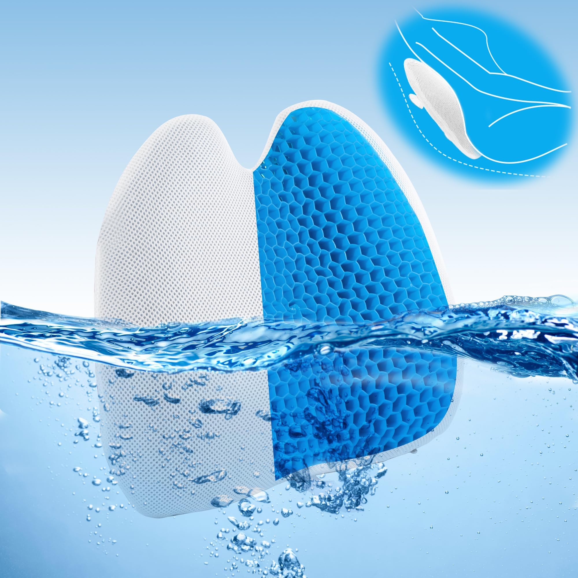 Amazon.com: BALAPET Thicken Bath Back Pillow,Ergonomic Lumbar Pillow ...