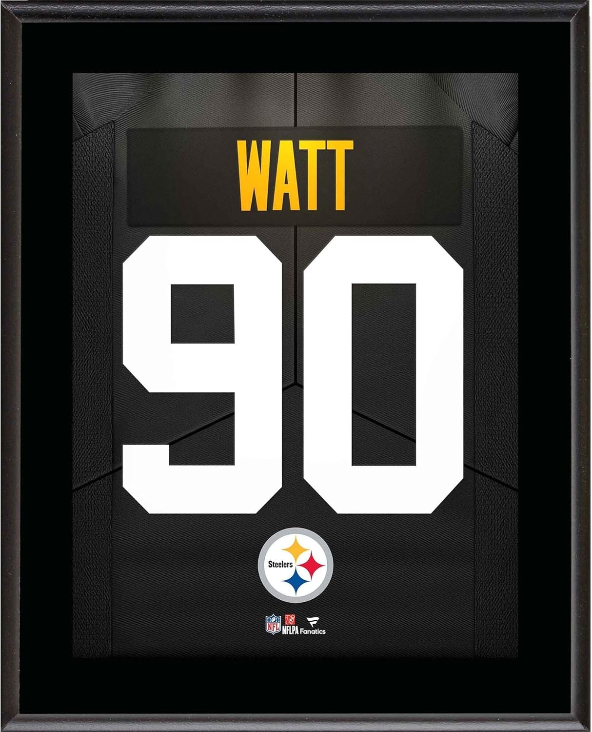 T.J. Watt Pittsburgh Steelers 10.5" x 13" Jersey Number Sublimated ...