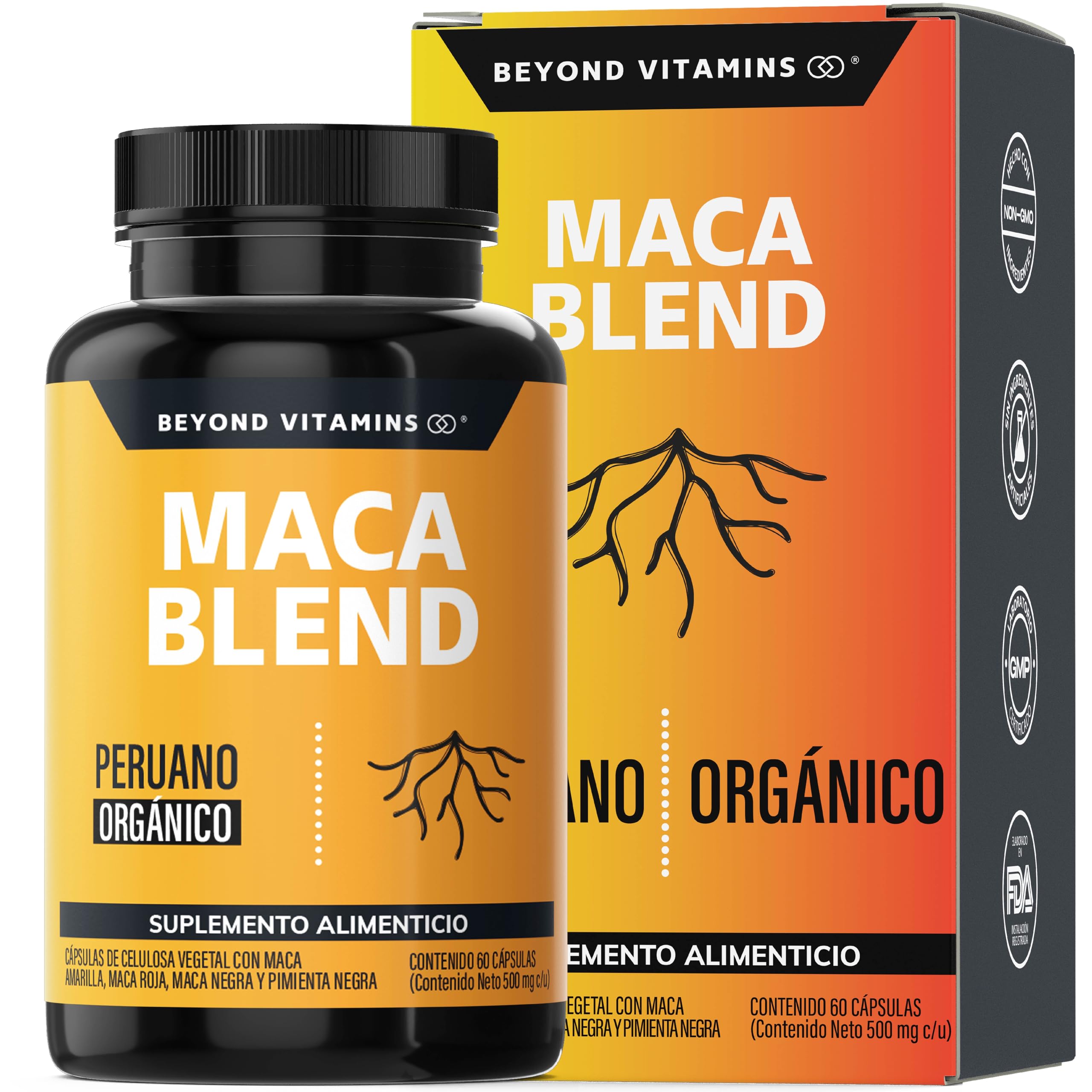 Maca Blend | Maca Peruana Orgánica | Maca Amarilla, Maca Negra, Maca ...