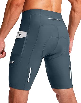 Amazon.com: Bikewa Men's Bike Shorts 3D Padded Cycling Road Biking Mountain Riding Biker Bicycle ...