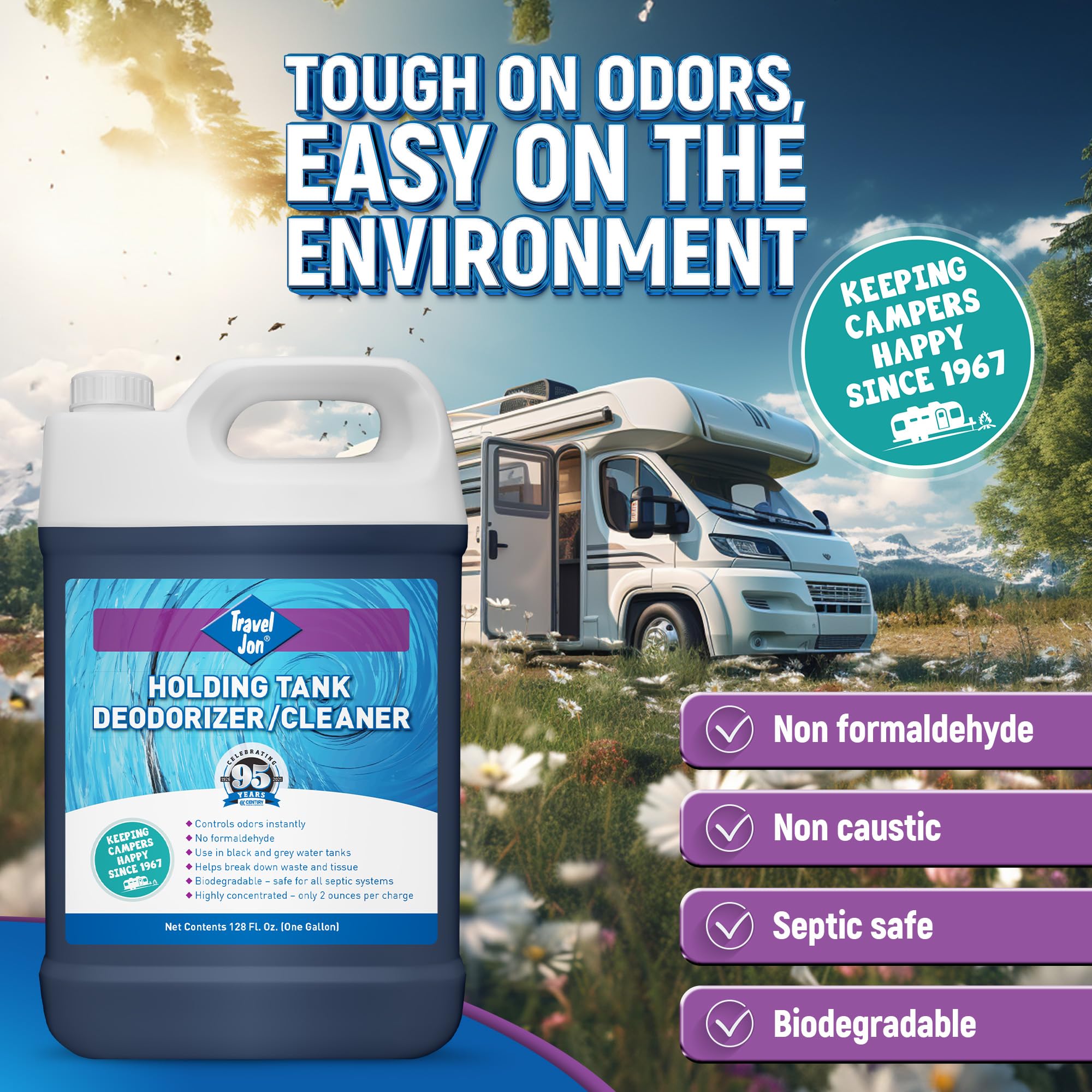 Snapklik.com : Travel Jon - RV Toilet Treatment, Black & Grey Water ...