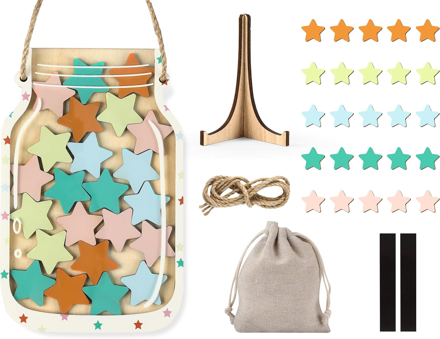 Amazon.com : Harvcci Star Magnetic Reward Jar, Behavior Management ...