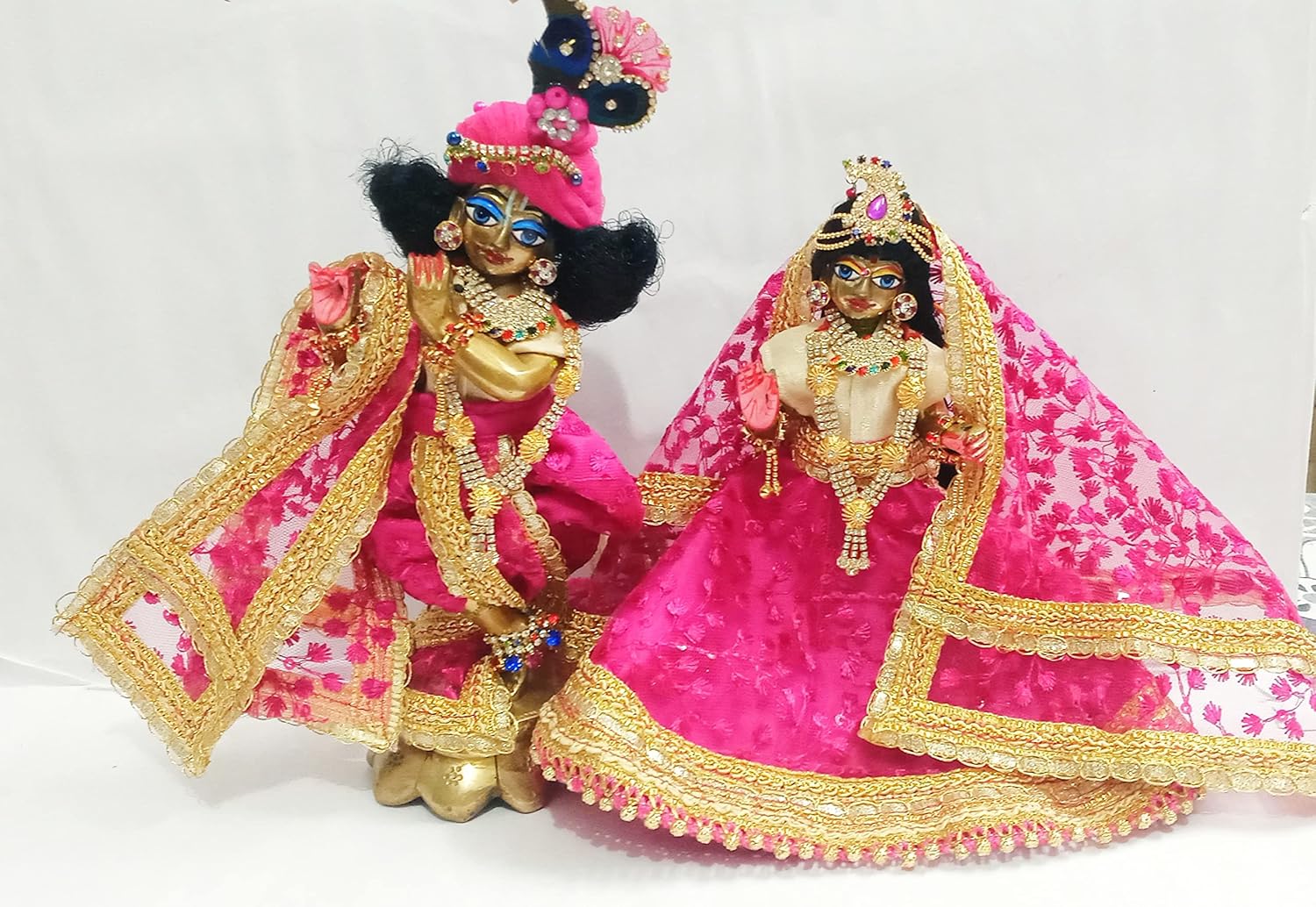 Buy Shri Kunjbihari Shri Haridas Ethnic Collection Radha Krishna ...