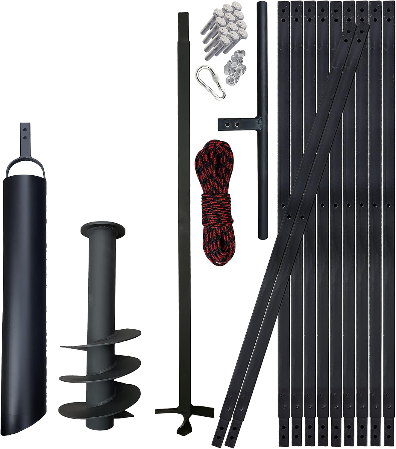 PWSAM Acier allié Mèche de puits - 180 mm - 12 m - Avec plunscher 110 ...