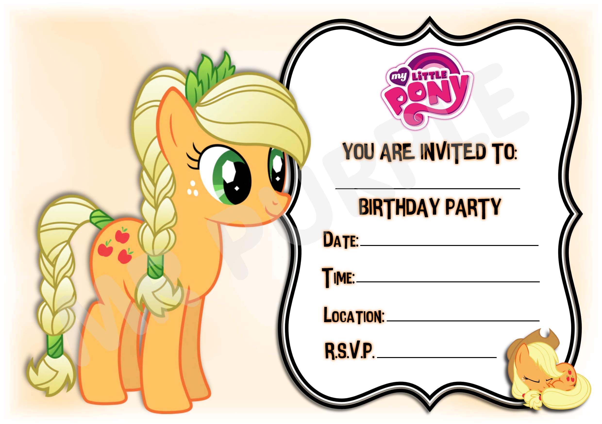 Feliz Aniversario Applejack