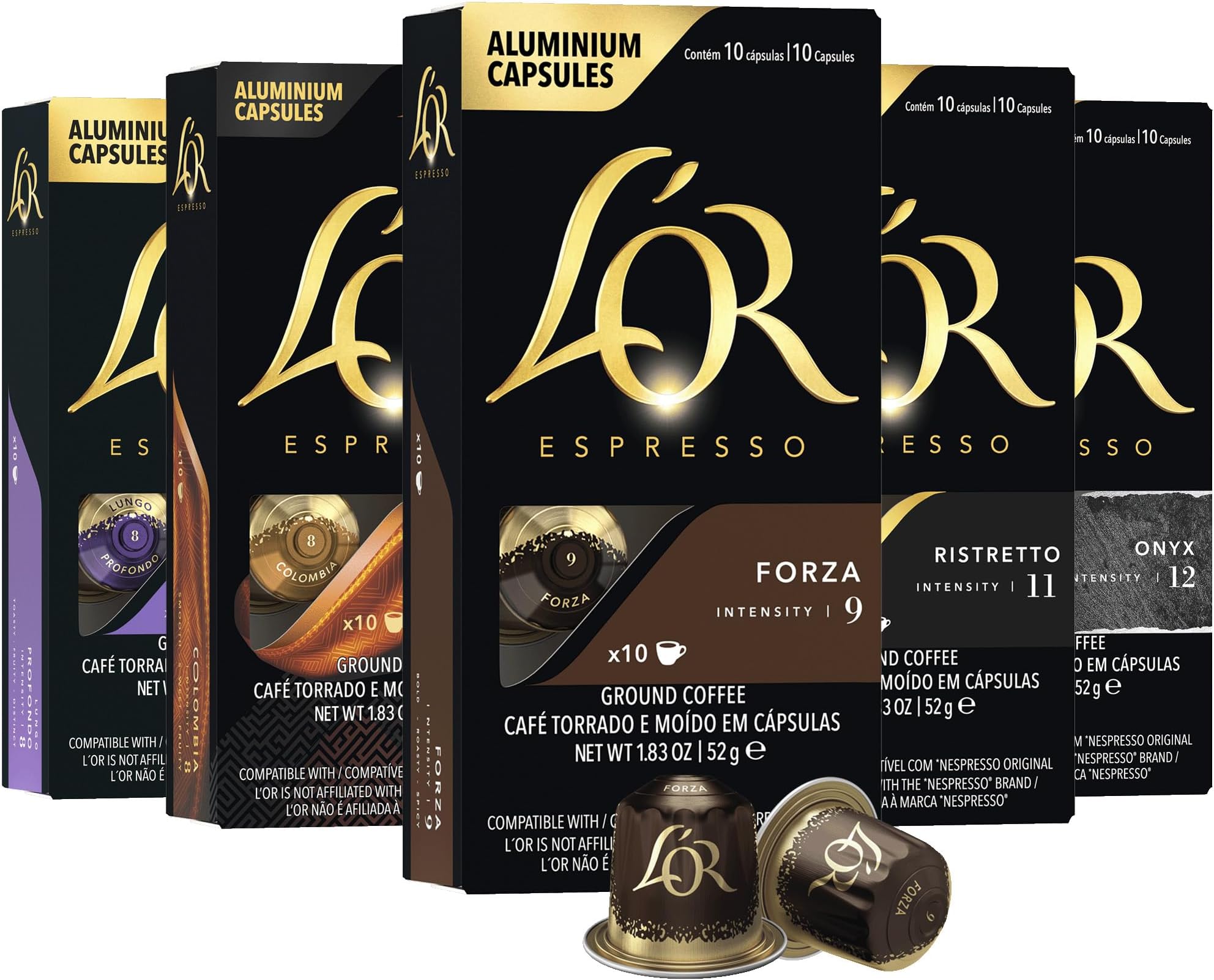 Amazon.com: Amazon Fresh Espresso Dark, Medium & Light Roast Aluminum ...