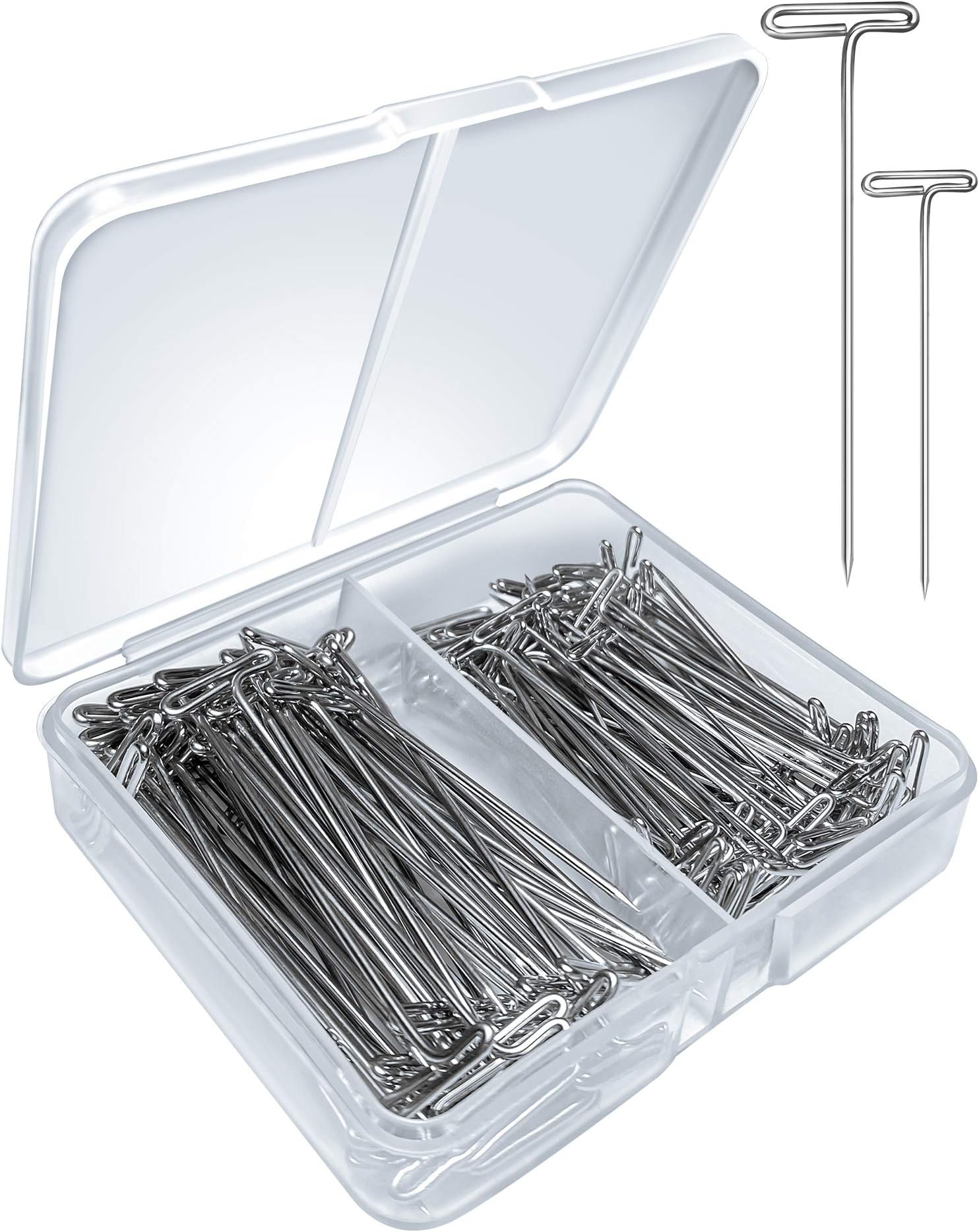 Amazon.com: T-Pins 100 Pack - 1.5 inch Multi-Use T-Pins for Knitting ...