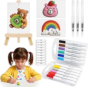 Amazon.com: Magic Foam Texture Painting Kit, 51 Pcs 3D Puffy Paint Art ...
