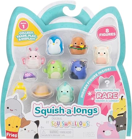 Squish-a-longs by Original Squishmallows 8 Pack - Series 1, Style 1 ...