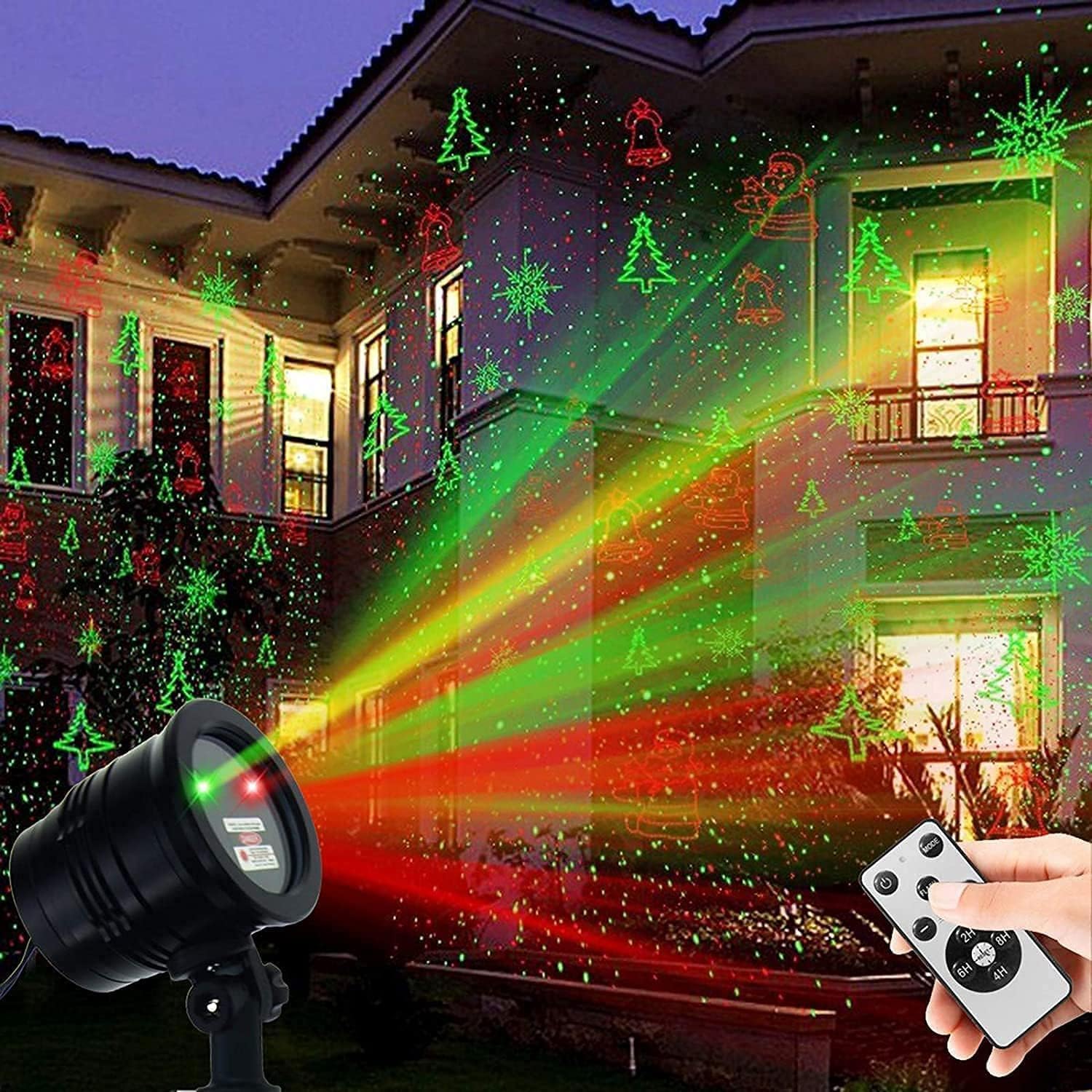 Amazon.com: Star Shower Ultra 9 Outdoor Laser Light Show, AS-SEEN-ON-TV ...