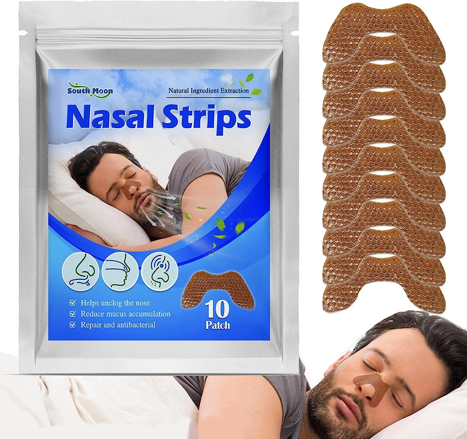 Buy Nose Breathing Strip, Nasal Strips For Snoring Better,20-pcs Hale ...