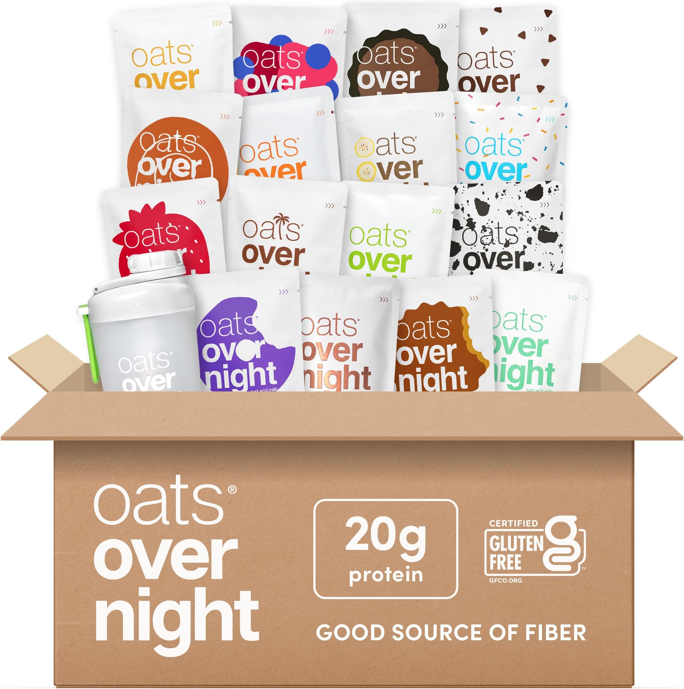 Amazon.com: RYZE SUPERFOODS Mushroom Overnight Oats, Oatmeal with 6 ...